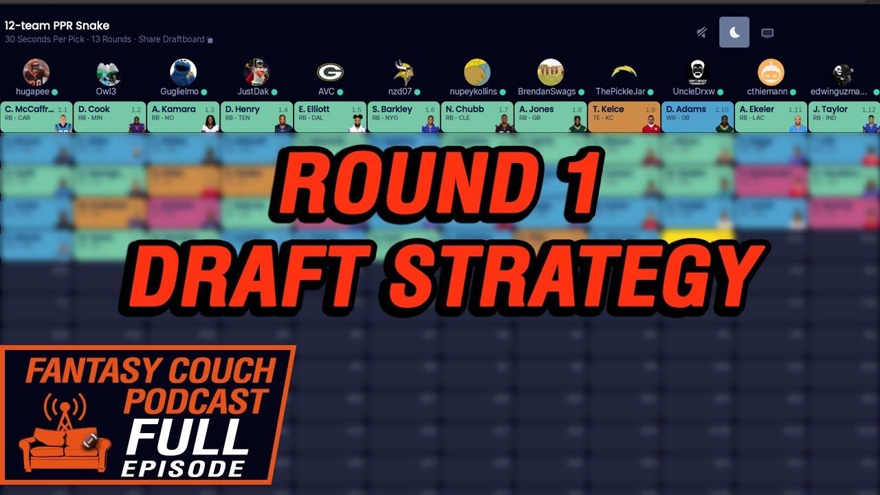 Round 1 Draft Strategy Fantasy Football 2021